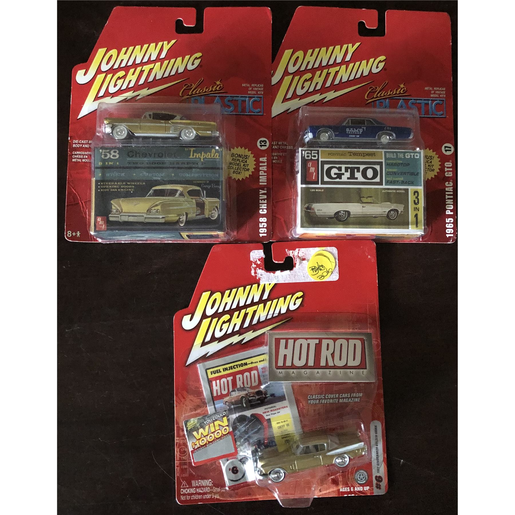 3 Johnny Lightning Special Edition Models