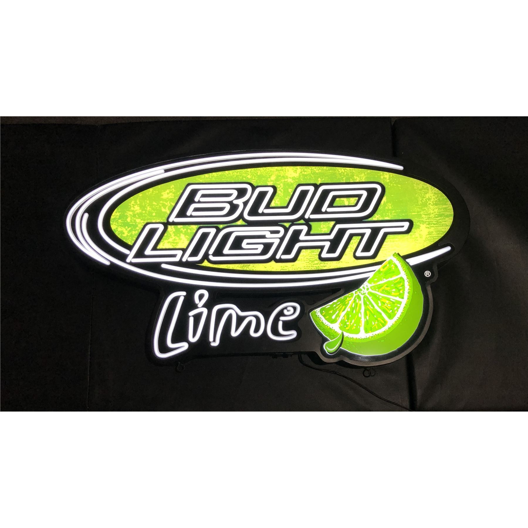 Bud Light Lime neon bar sign
