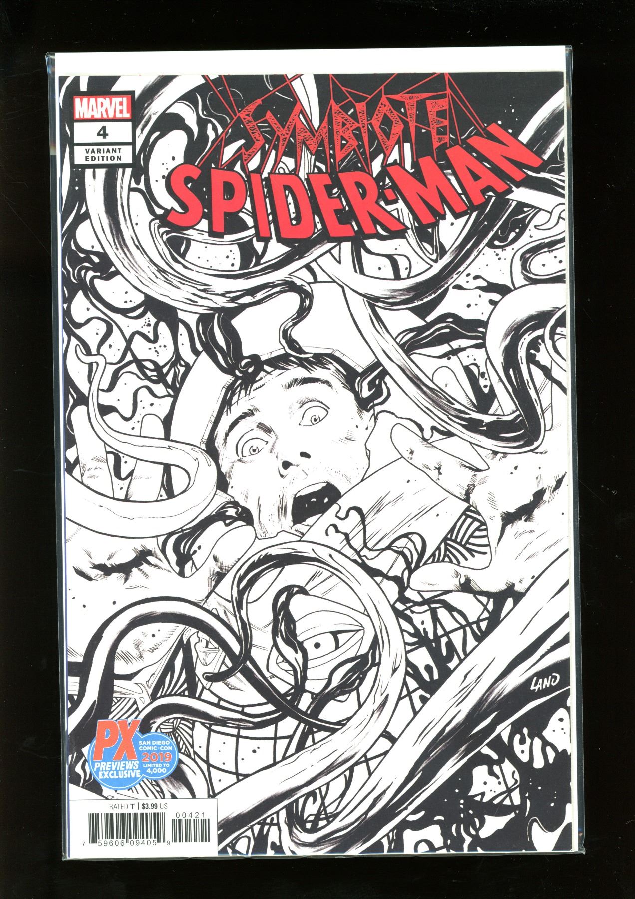 Marvel Symbiote Spider-Man #4 Variant Edition PX Exclusive SDCC 2019 ...
