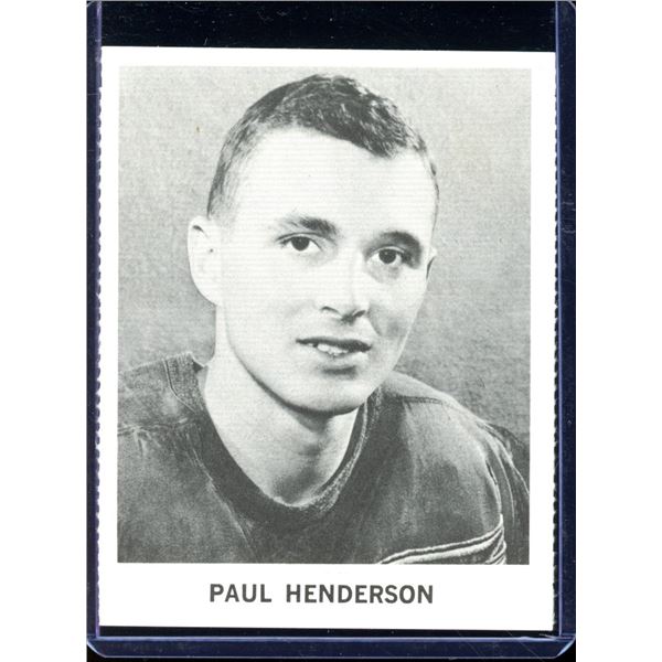 1965-66 Coca-Cola #50 Paul Henderson