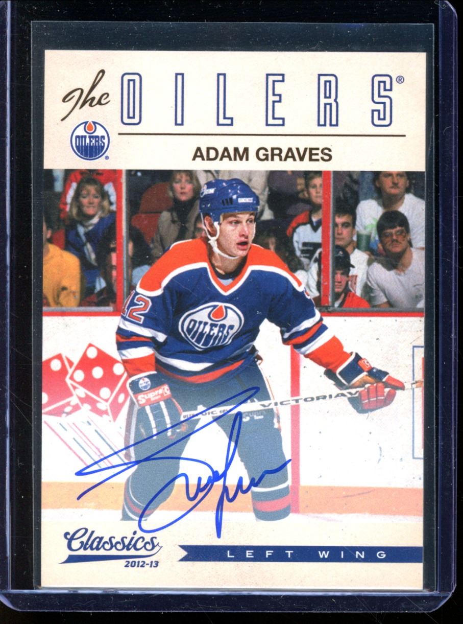 2012-13 Classics Signatures Autographs #98 Adam Graves