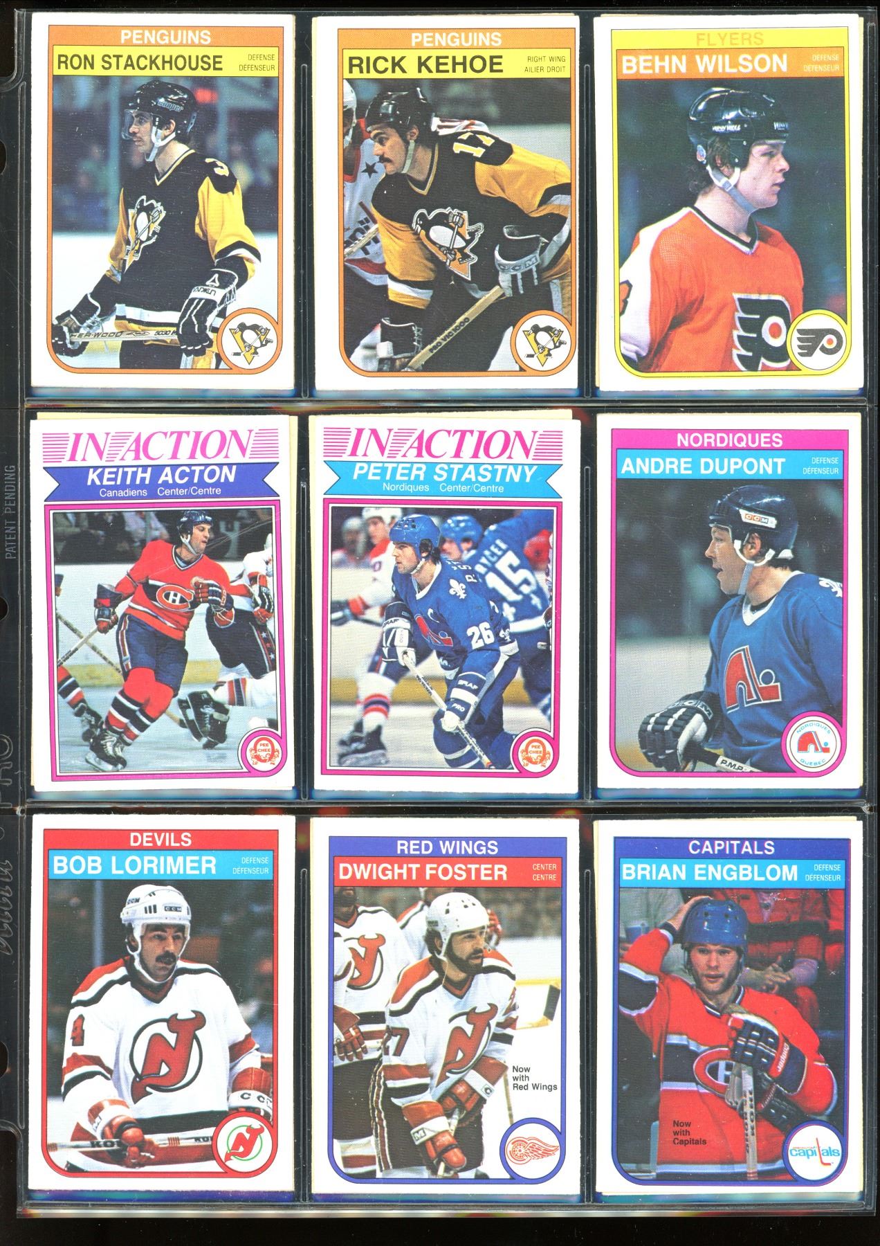 1982-83 OPC O-Pee-Chee Lot Of 18 Vintage Cards Rick Kehoe, Peter ...