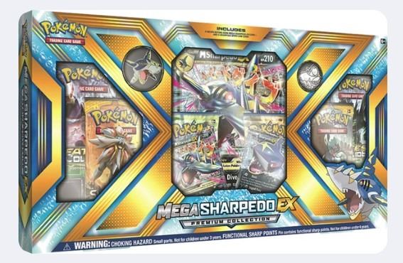 Pokemon Trading Card Game: Mega Sharpedo-EX Premium Collection (NEW SEALED)