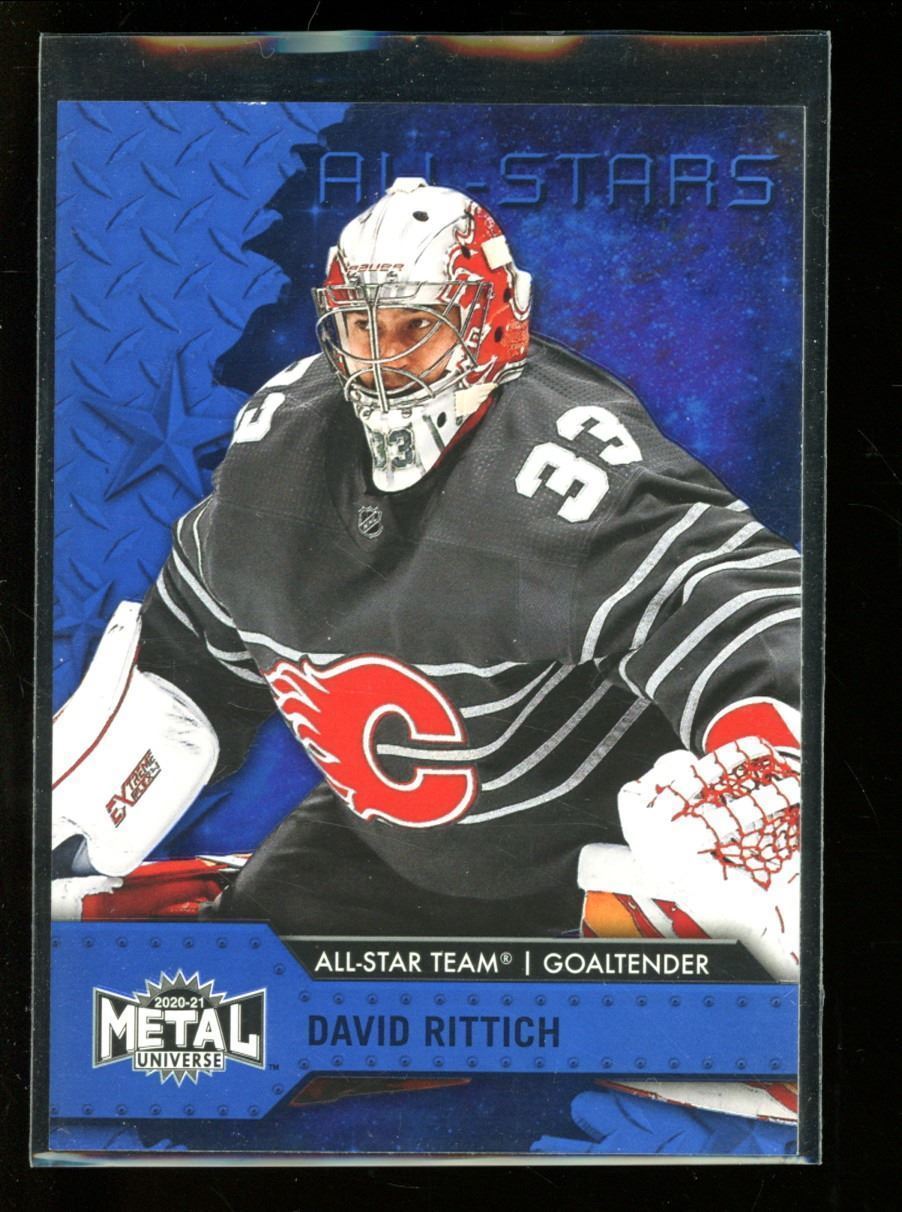 2020-21 Metal Universe Blue Spectrum #194 David Rittich