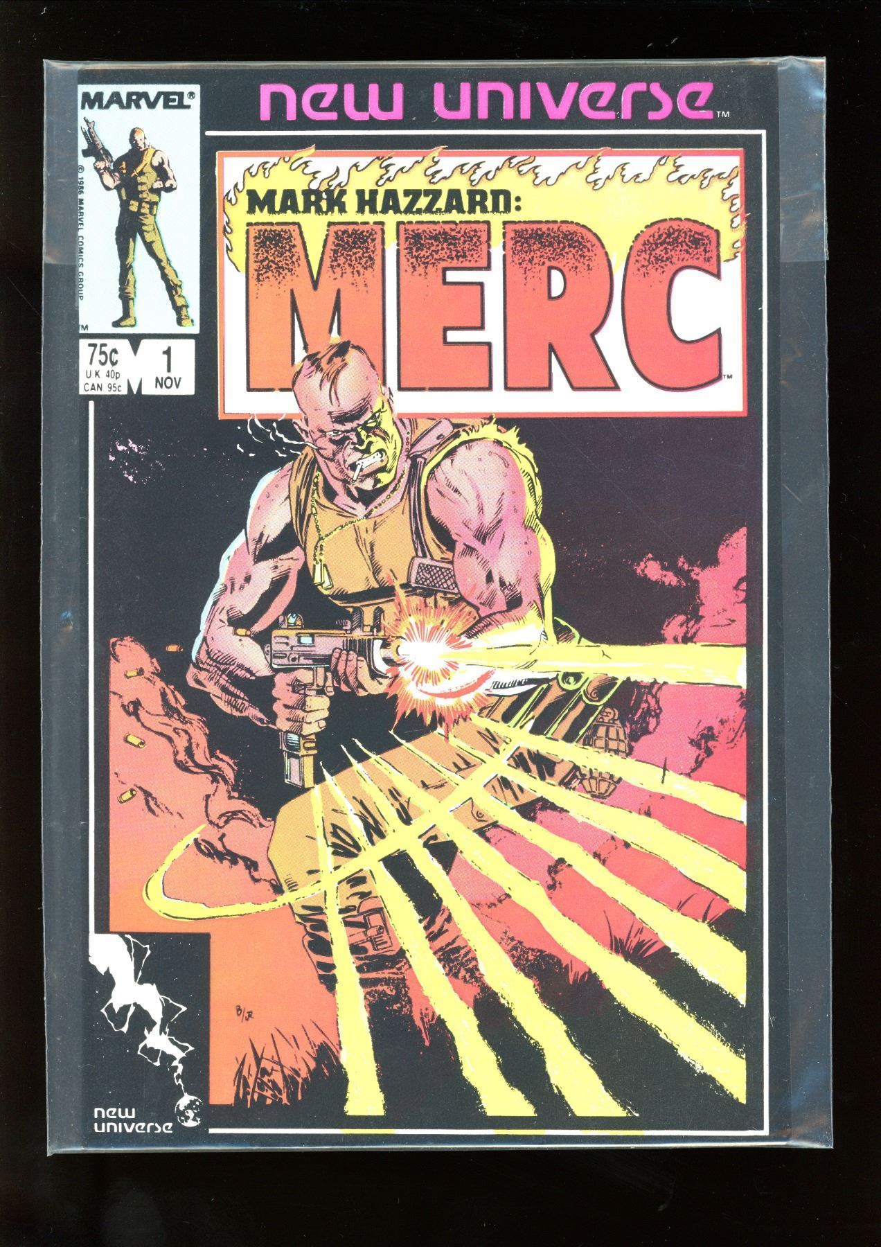 Marvel New Universe Mark Hazzard Merc #1