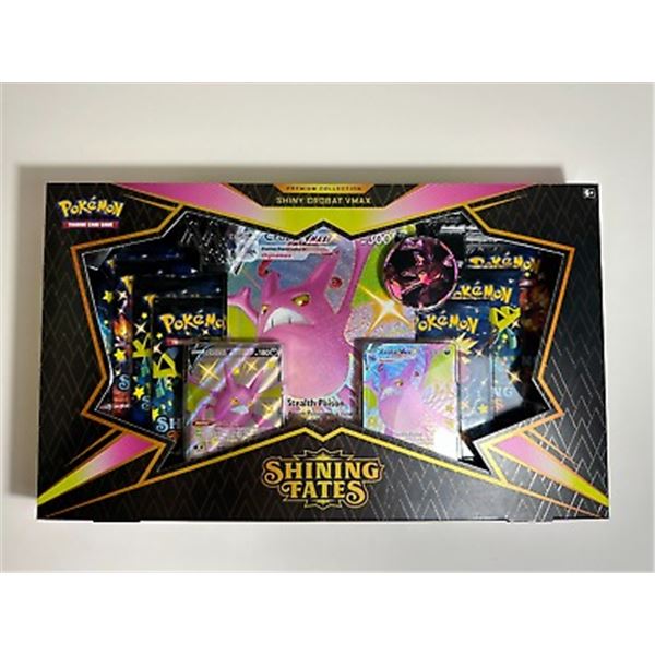 Pokemon Shining Fates Premium Collection Shiny Crobat VMAX Box New ...