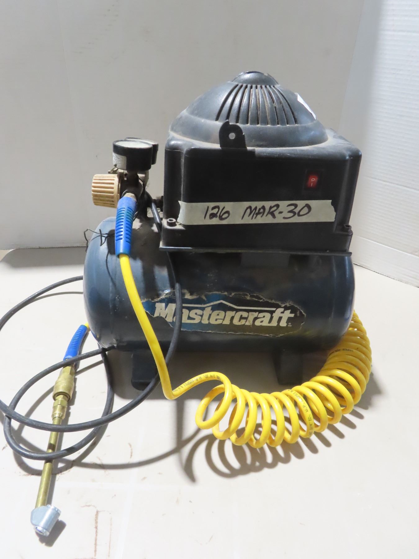 Mastercraft air compressor works great - Schmalz Auctions
