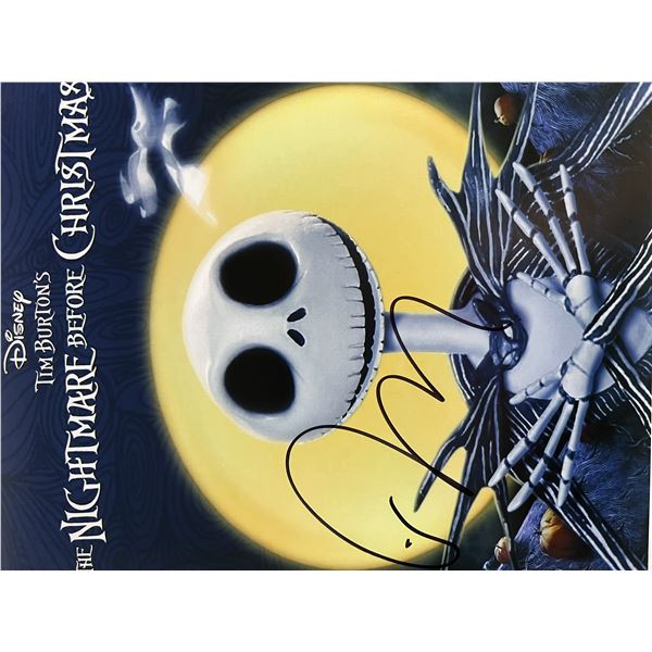 The Nightmare Before Christmas Tim Burton signed photo