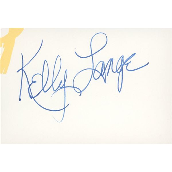 Kelly Lange signature cut