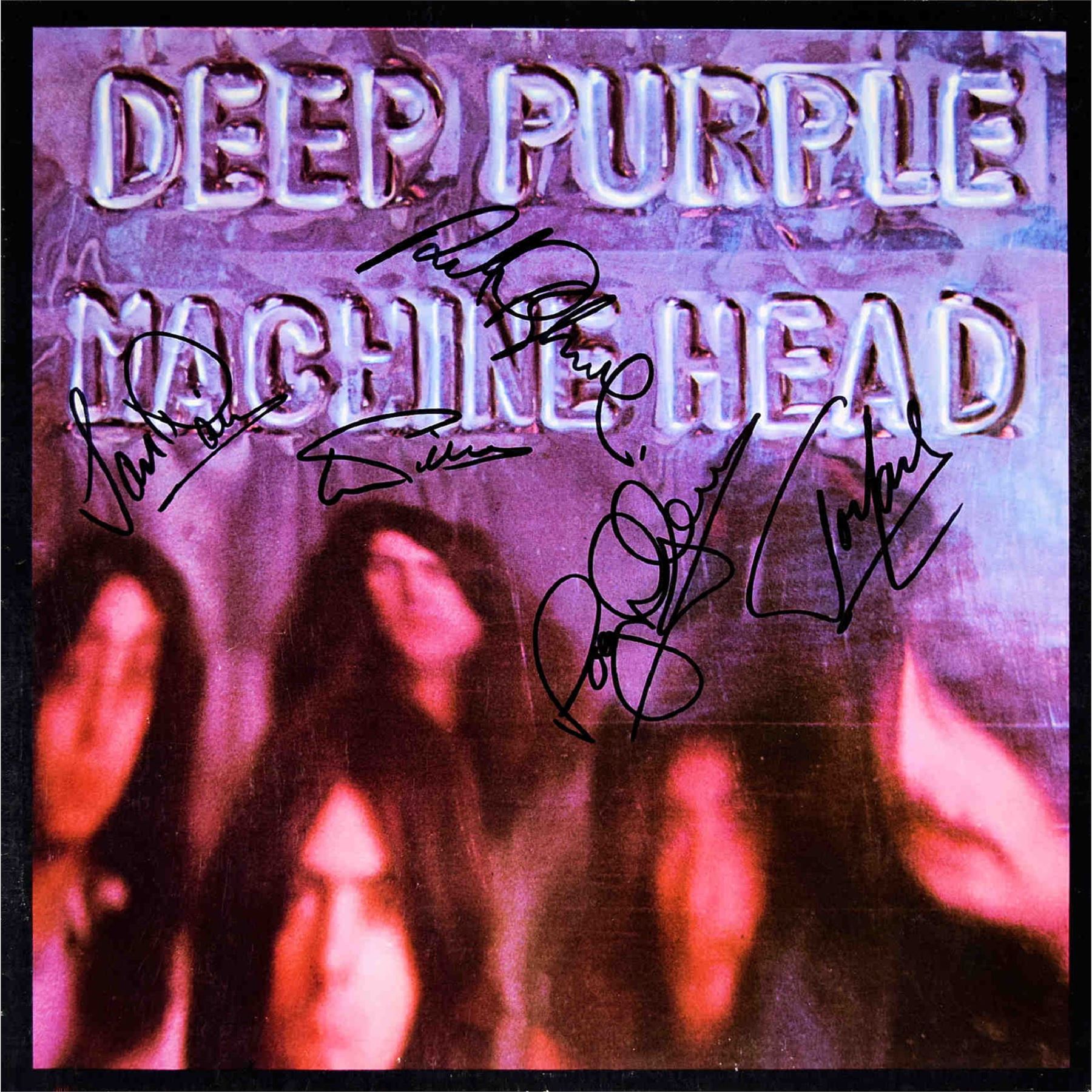 Deep Purple Machine Head signed album