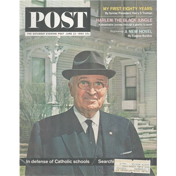 Saturday Evening Post June 13 1964