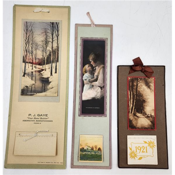 NOS Antique Calendars from 1921 and 1924