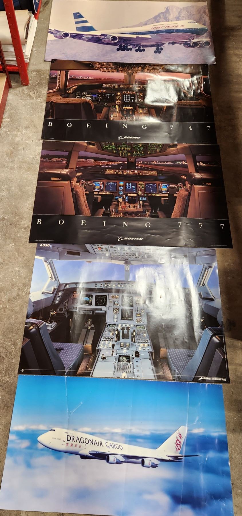 5 Boeing Aviation Posters