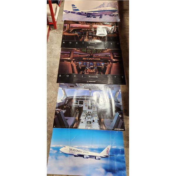 5 Boeing Aviation Posters