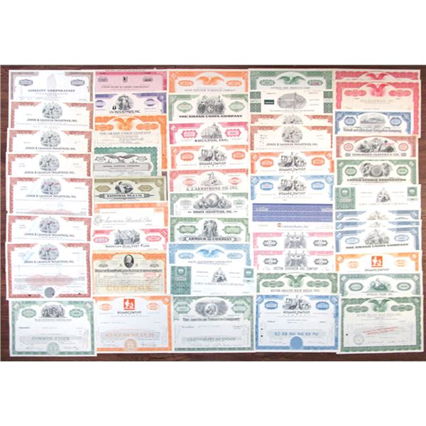 Miscellaneous Assortment Of Ic Stock And Bond Certificates Archives