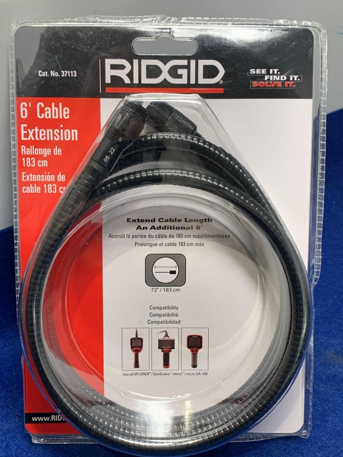 Rigid 6ft Cable Extension