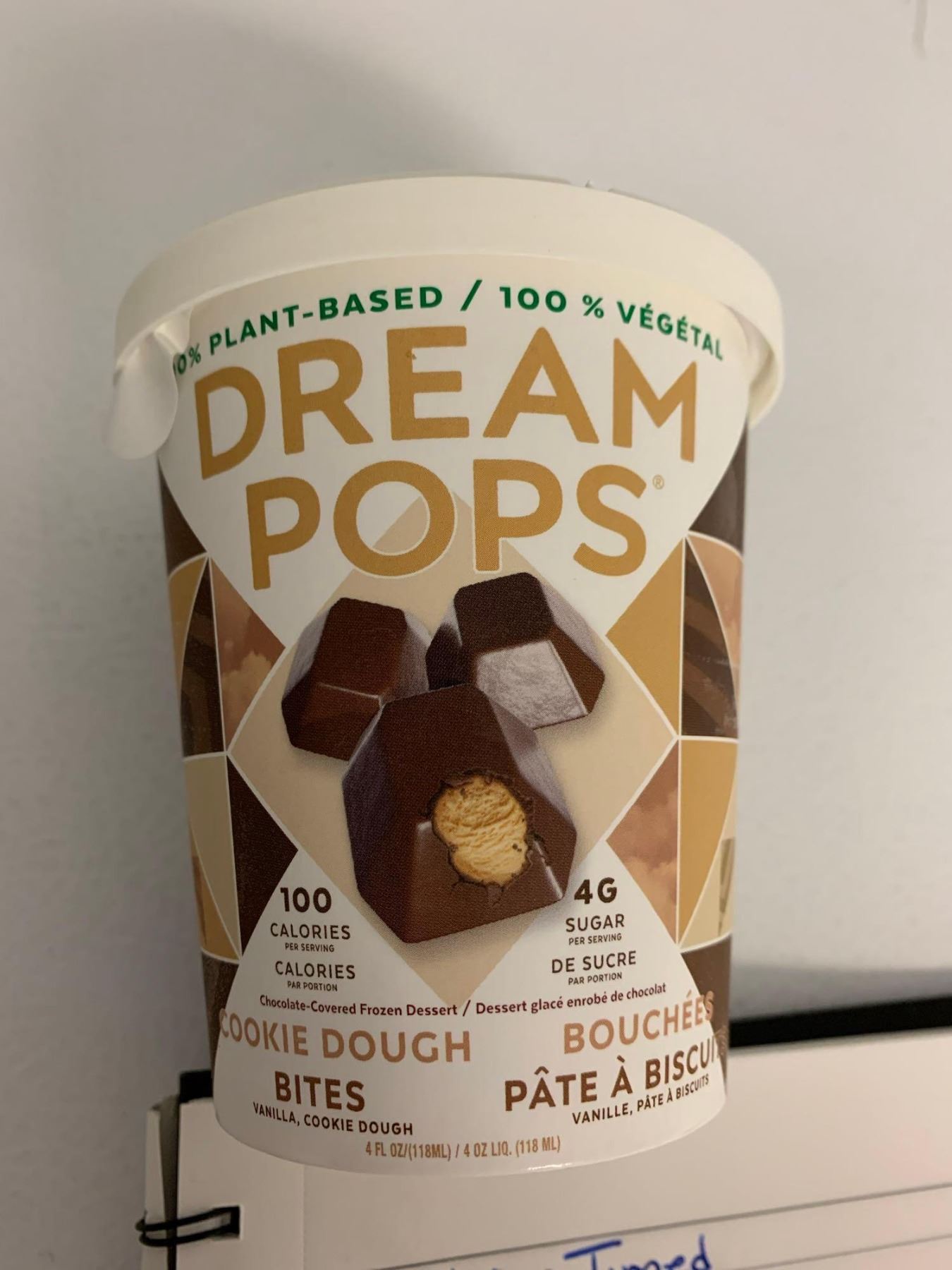 FROZEN - Plant Based Dream Pops Cookie Dough Bites 12x118ml