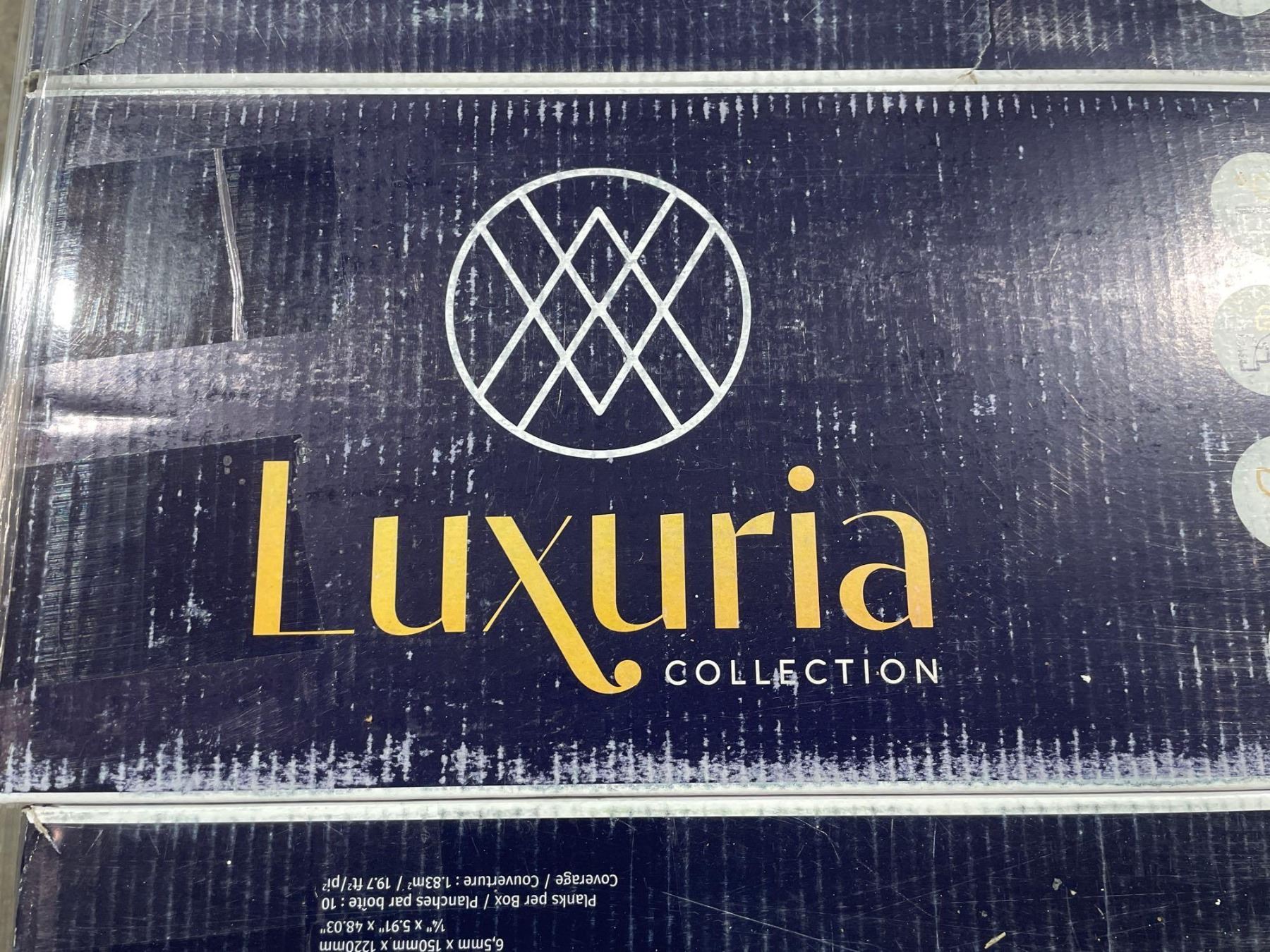 Pallet lot of Luxuria Collection Vinyl Plank Flooring 12 boxes - 19.7 ...