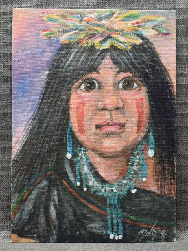 HOPI INDIAN PAINTING BY NEIL DAVID