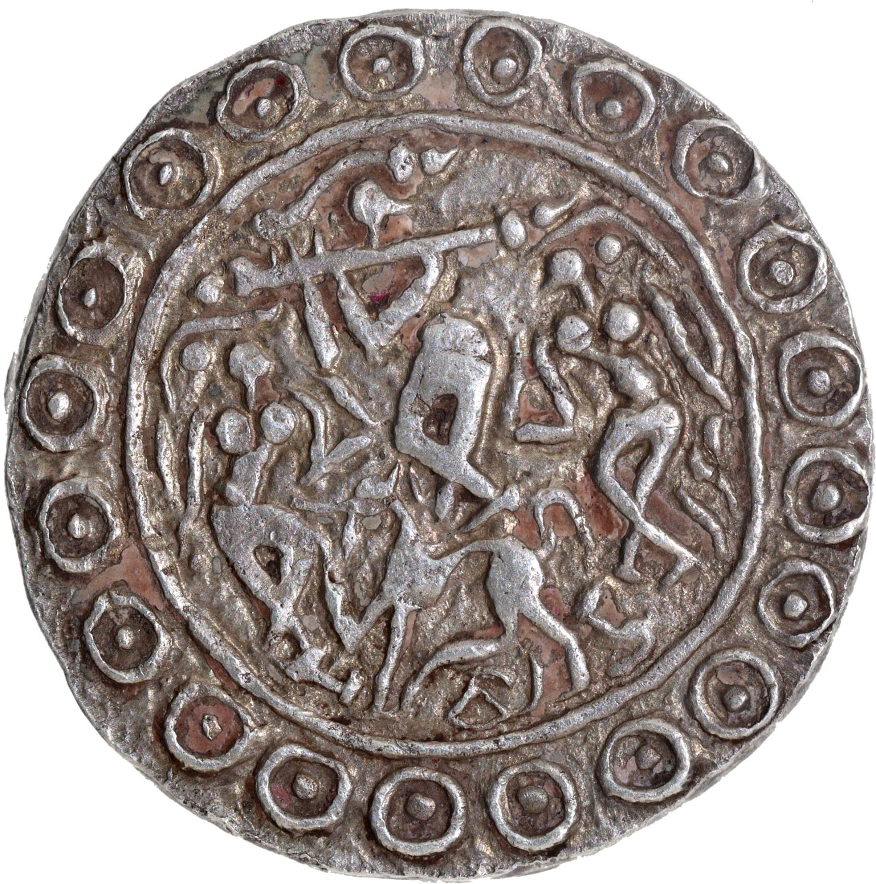 Extremely Rare Silver Tanka Coin of Yaso Manikya with SE 1522 of ...