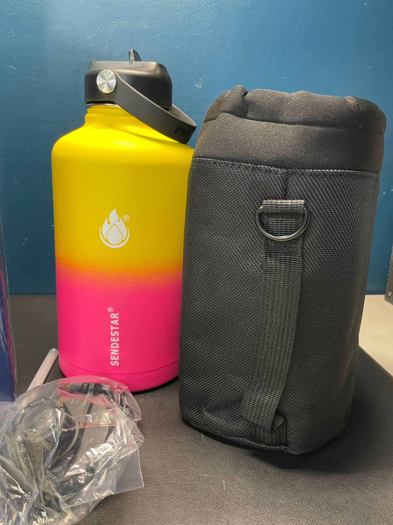 Lot of 1 Sendestar Double Wall Stainless Steel Insulated Water Bottle ...