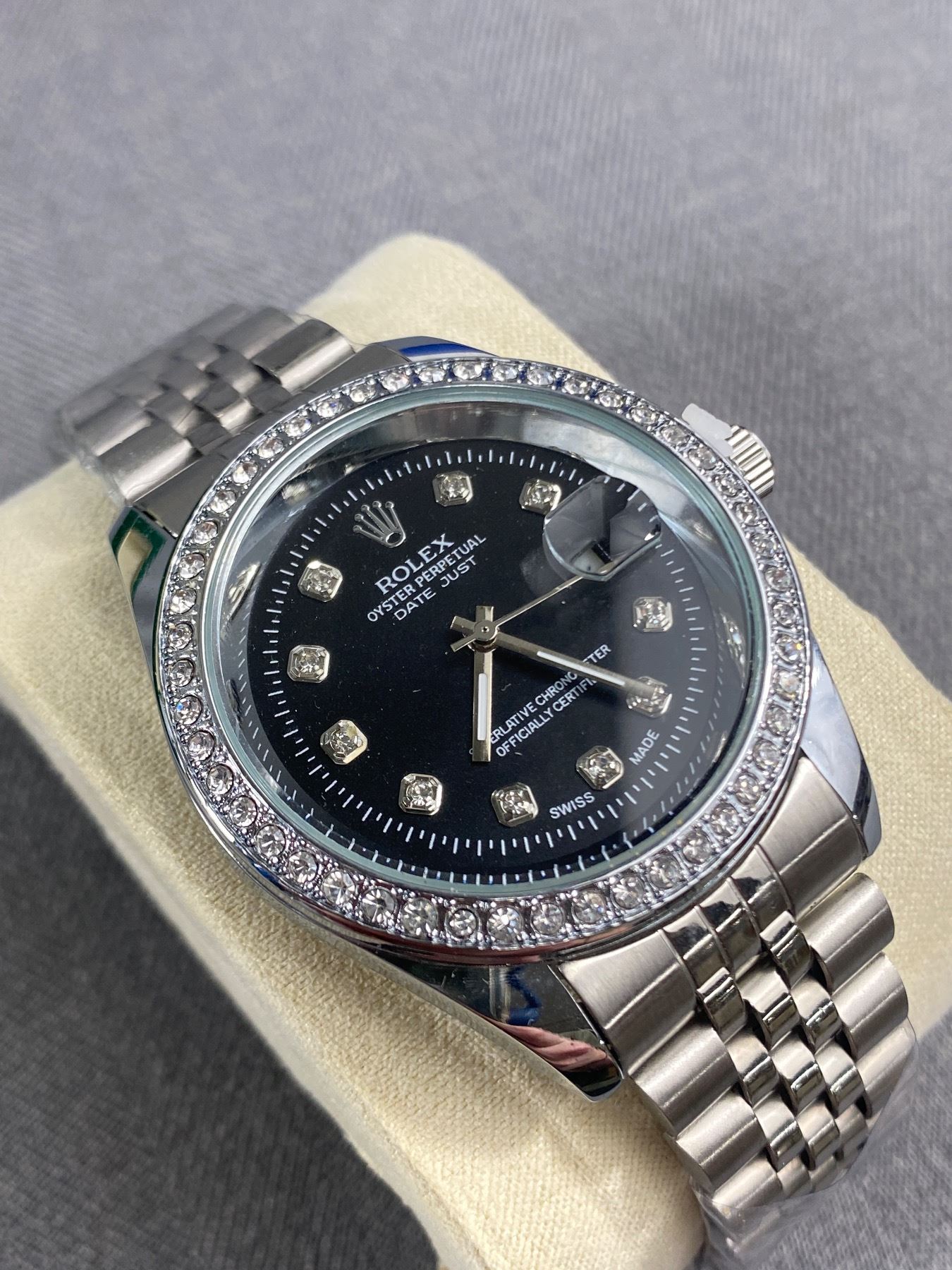 Rolex Oyster Perpetual Date Reproduction NEW Superlative Chronometer ...