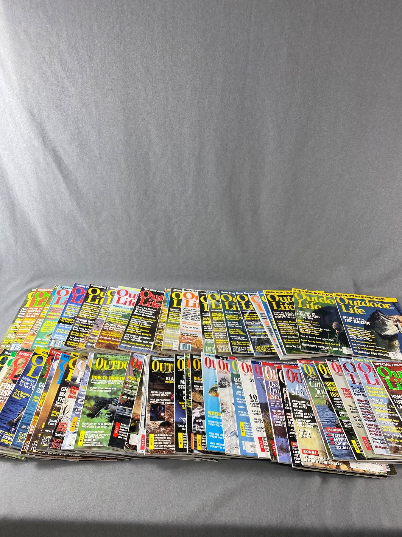 Lot Of Outdoor Life Magazines From Late 1980's Early 1990's