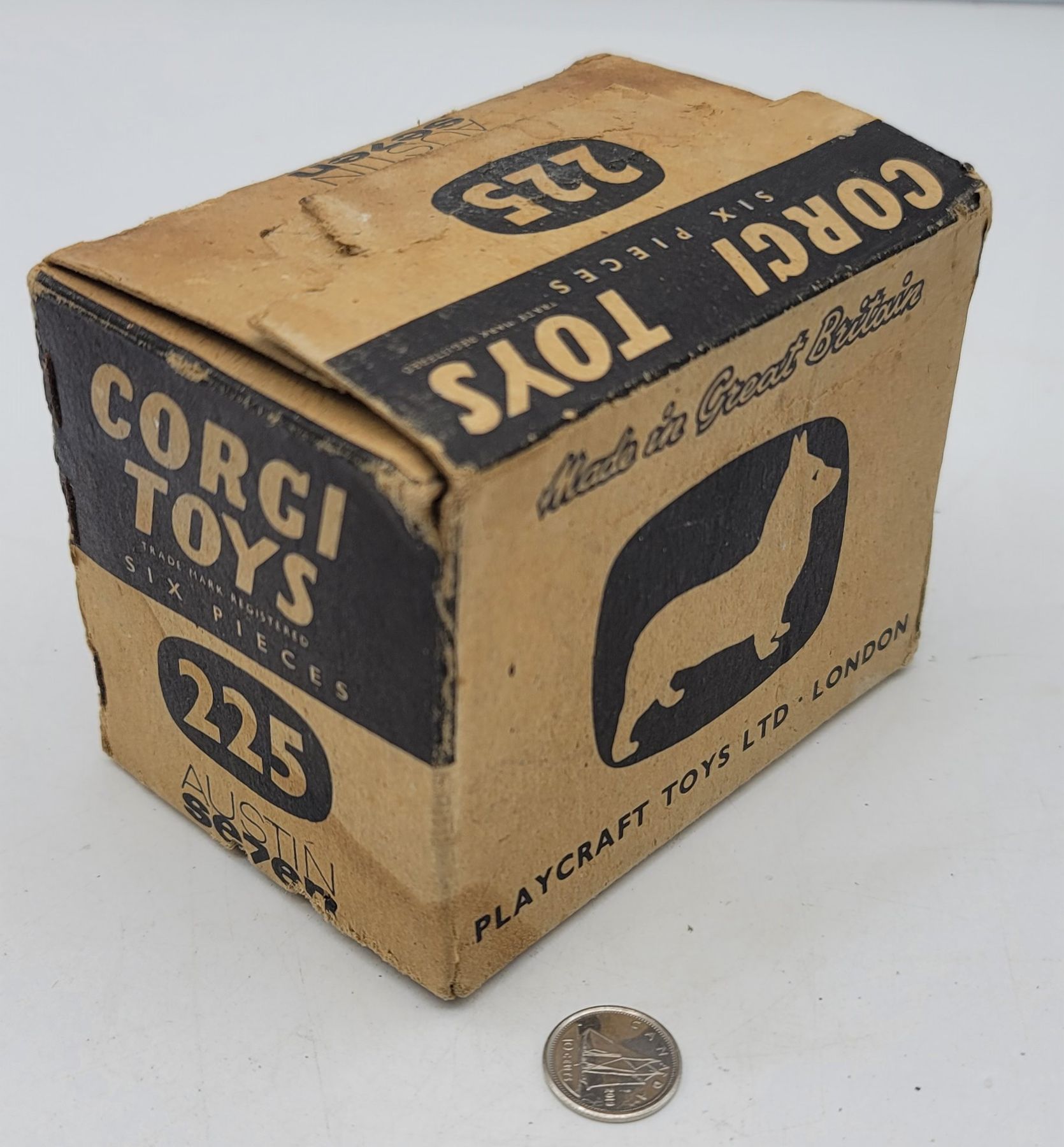 Corgi Toys #225 Austin Seven 6 Pack EMPTY BOX - ebidz.ca