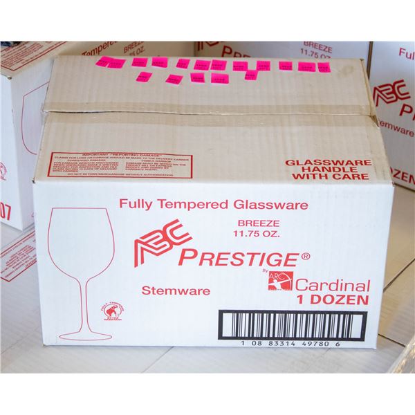 Case With 1 Dozen 1175oz Wine Glasses