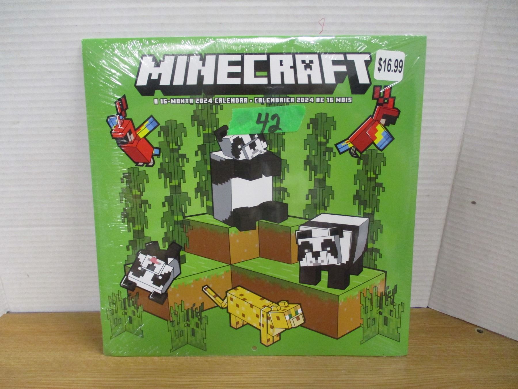 NEW: LARGE 16 MONTH MINECRAFT CALENDAR
