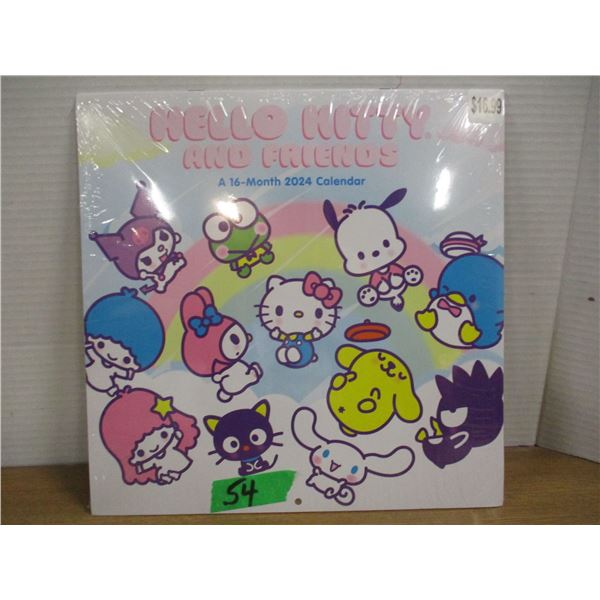 NEW: 16 MONTH HELLO KITTY CALENDAR