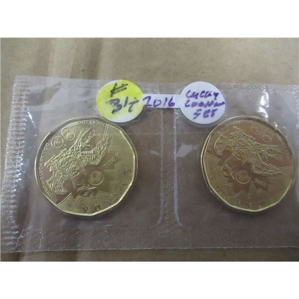 2016 CANADA LUCKY LOONIE COIN SET