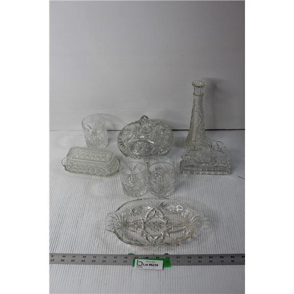 8 Assorted Crystal Dishes Bodnarus Auctioneering