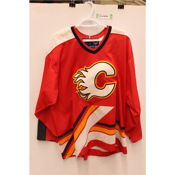 Nhl Ccm Calgary Flames Jersey L Bodnarus Auctioneering