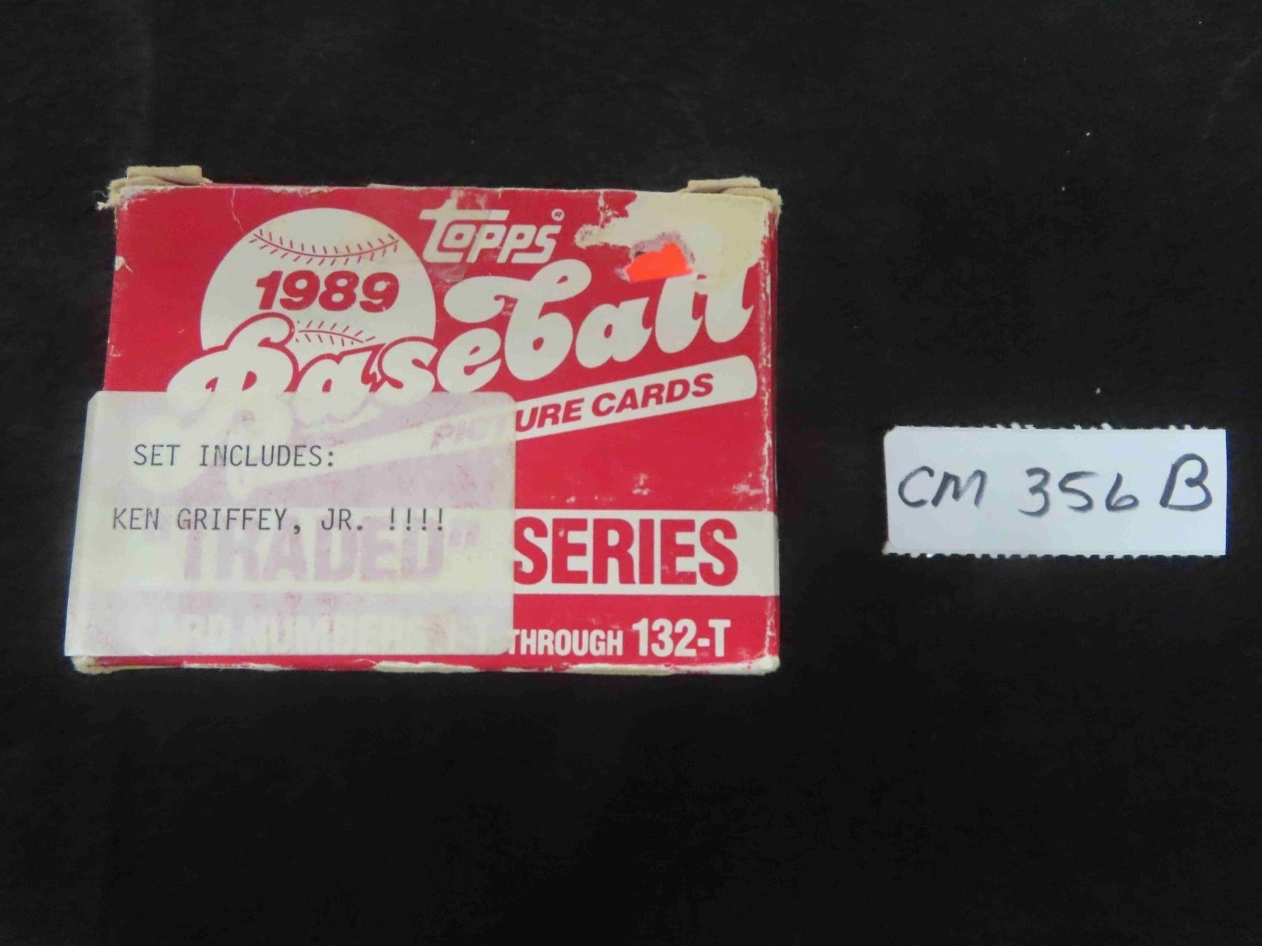 1989 Topps Traded Baseball Complete Set - Mcsherry Auction Service Ltd.