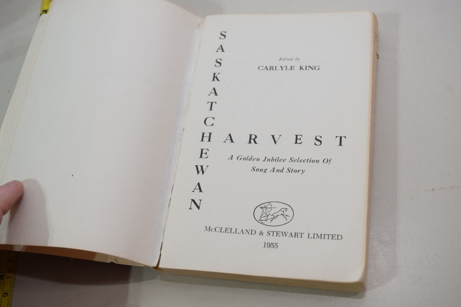 1955 Saskatchewan Harvest 50th ann. Book - Schmalz Auctions