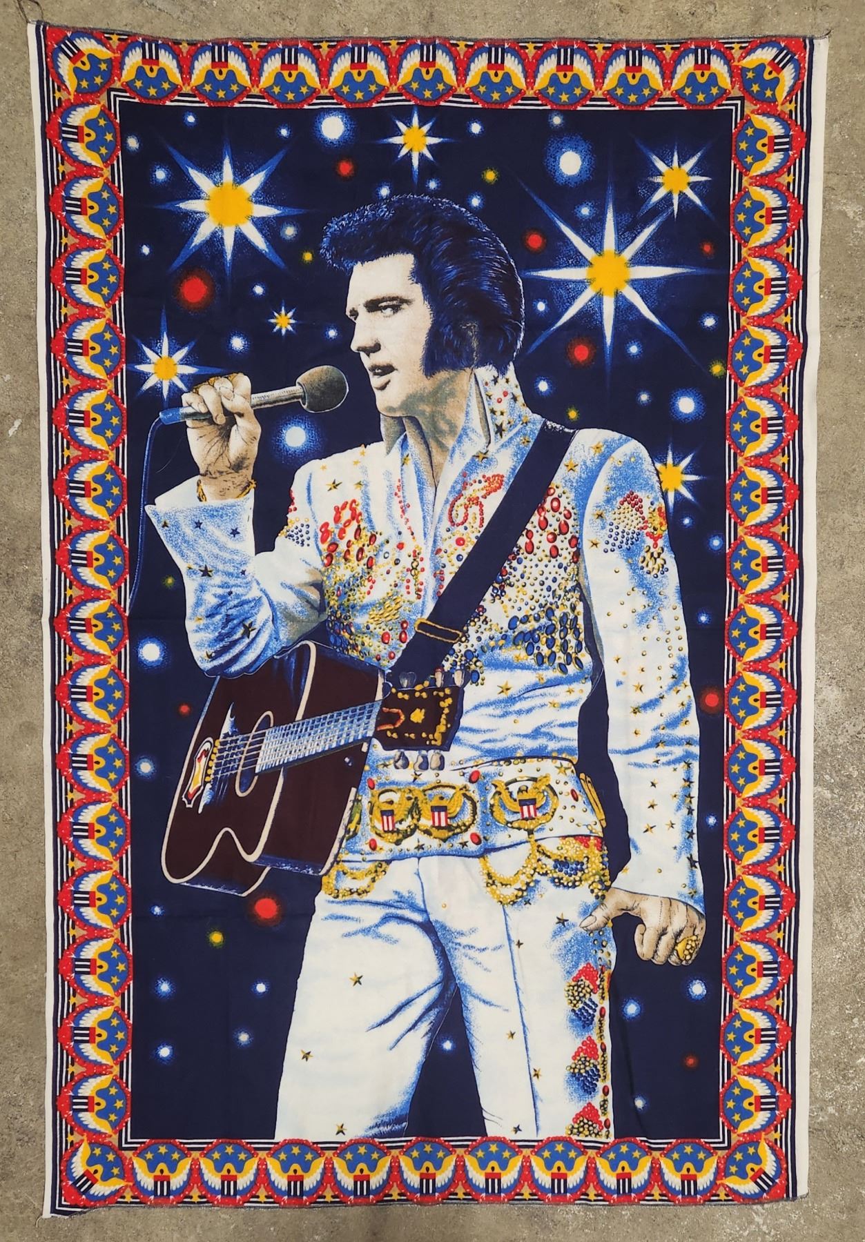 Vintage Large Elvis Presley Tapestry