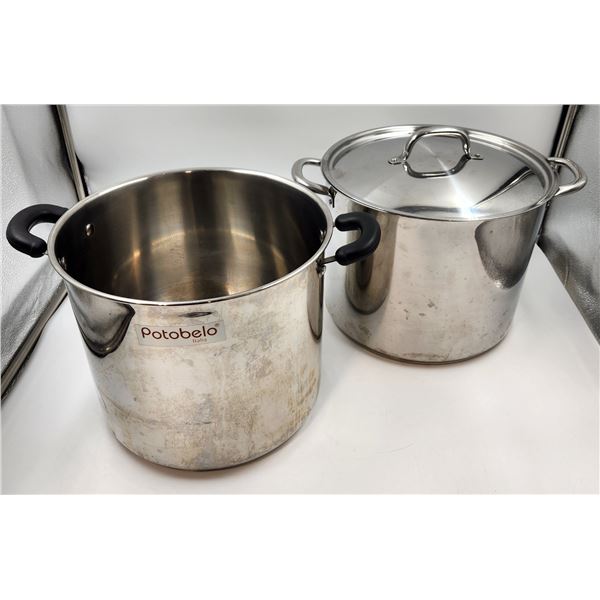 2 Large Cooking Pots