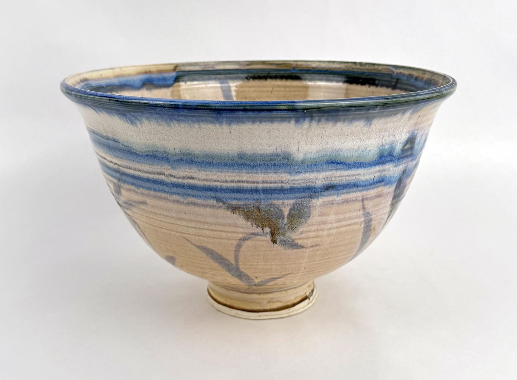 Studio Art Pottery Bowl Artist Signed