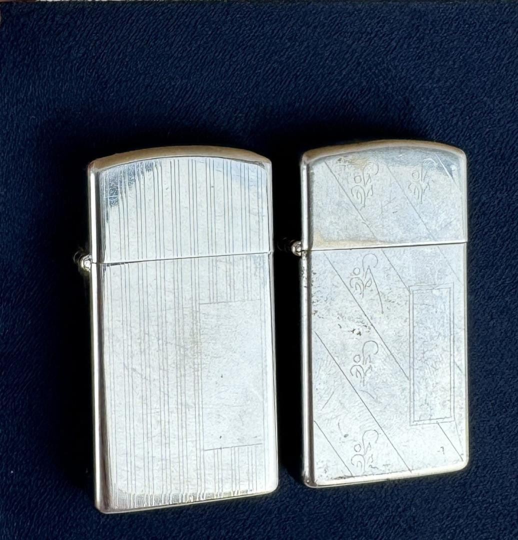 1960s Zippo Slim Lighters