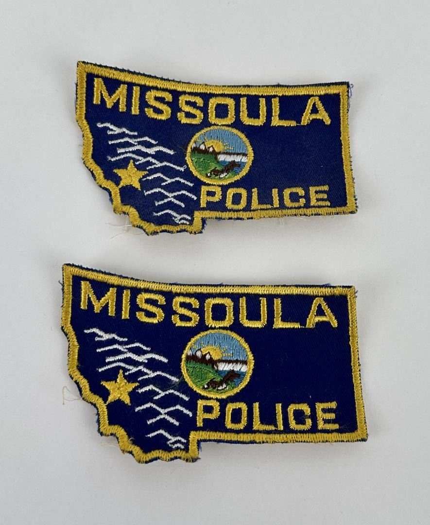 Missoula Montana City Police Patches