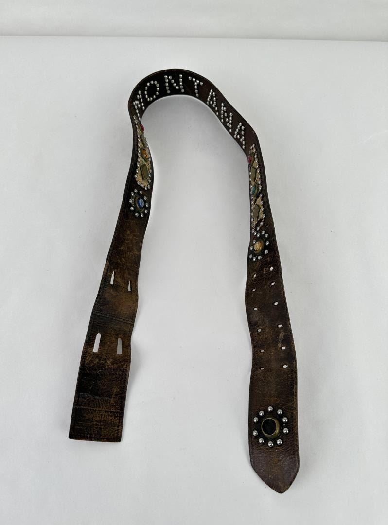 1950s Montana Prison Made Studded Cowboy Belt
