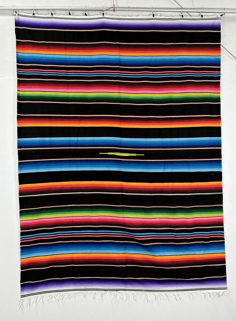 Mexican Wool Serape Saltillo Blanket