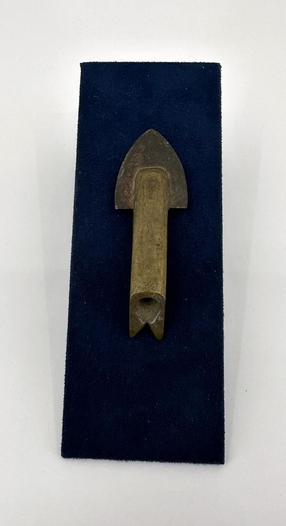 Antique Alaskan Inuit Eskimo Bronze Harpoon Head