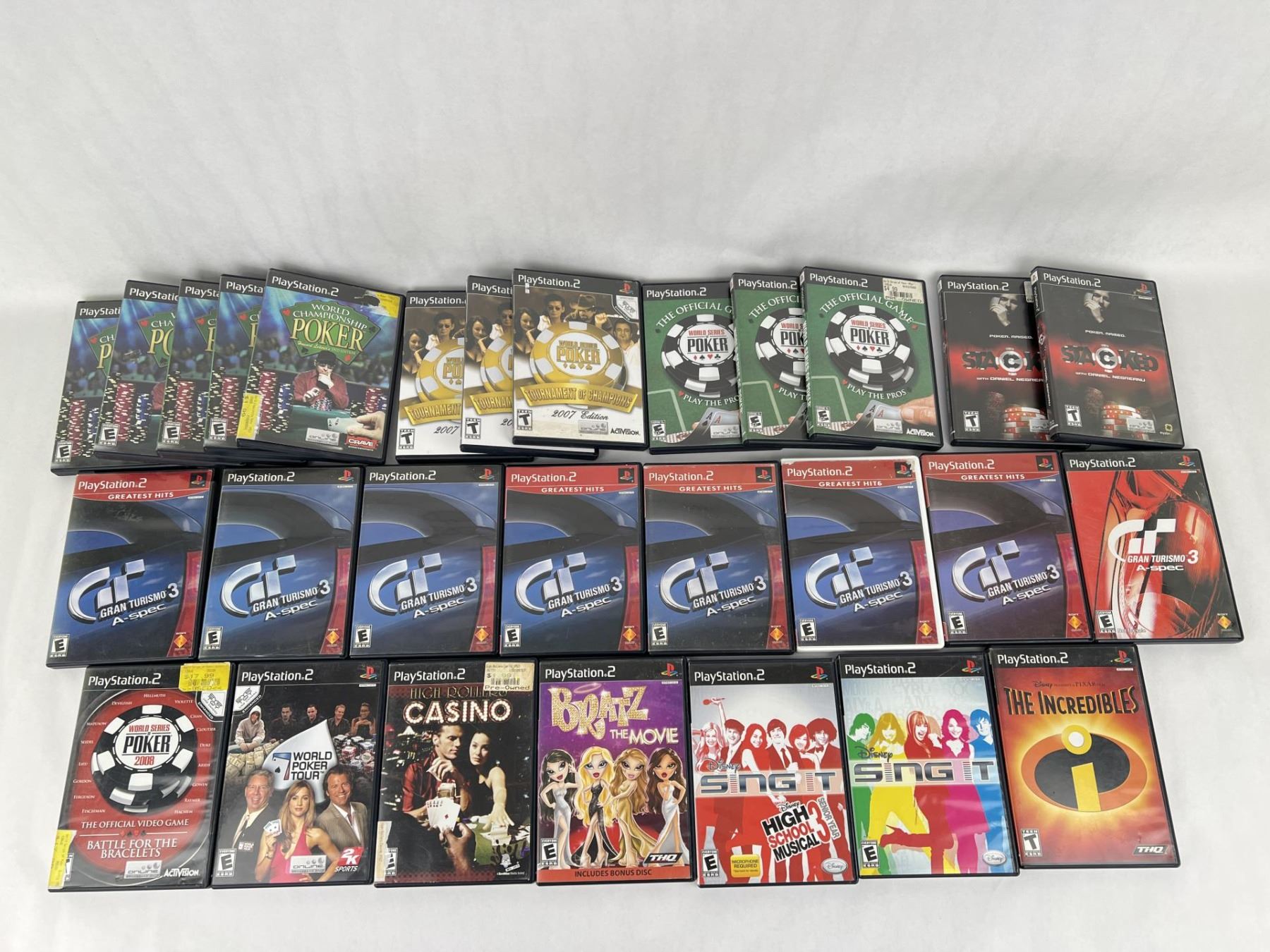 Sony PlayStation 2 PS2 Video Game Bundle