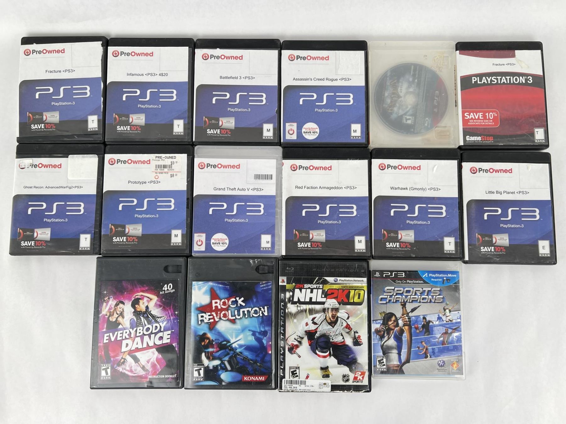 Sony PlayStation 3 PS3 Video Game Bundle
