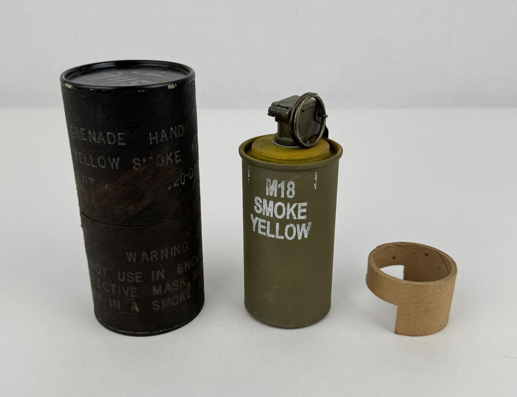 Vietnam War Yellow M18 Smoke Grenade