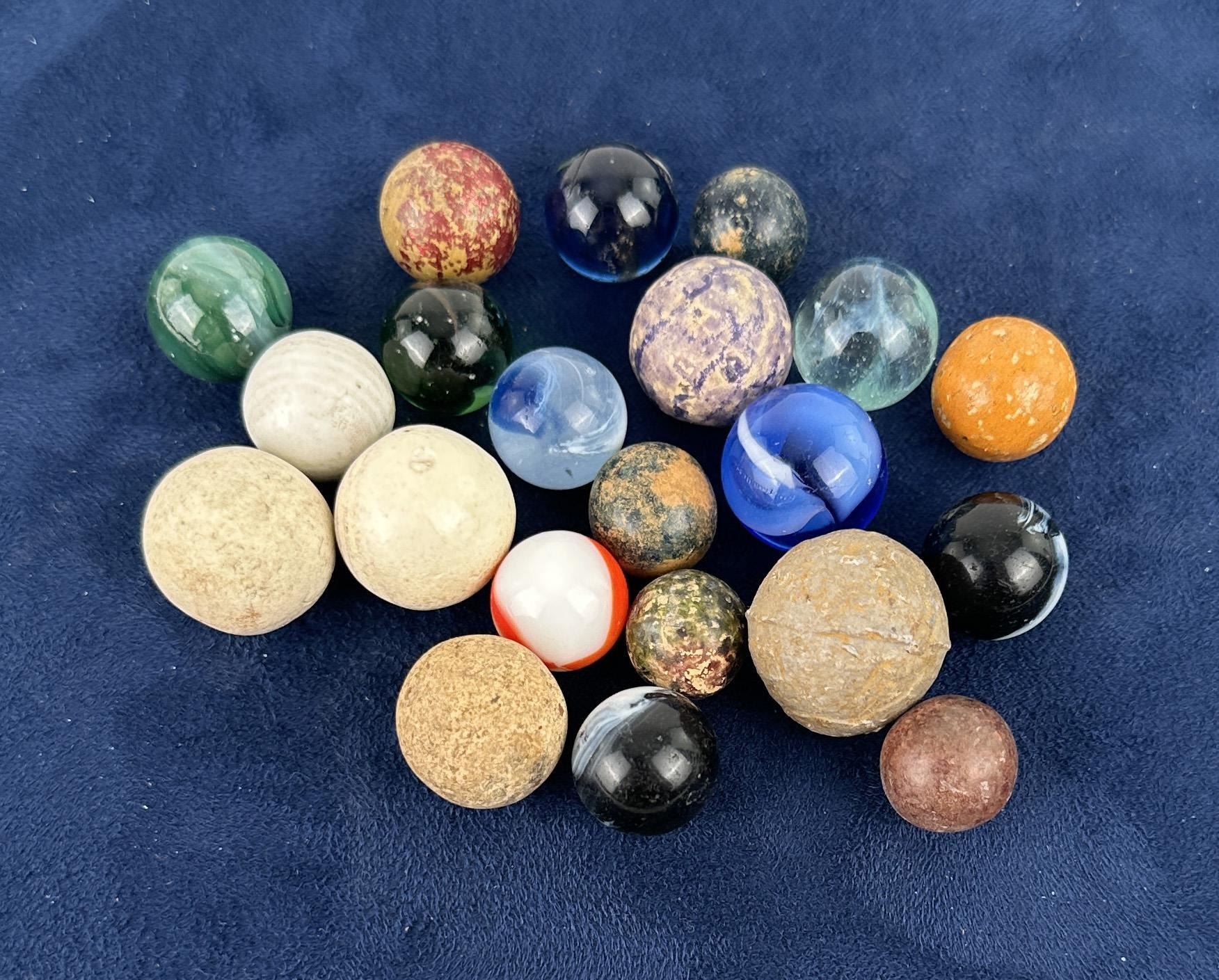 Collection of Antique Marbles
