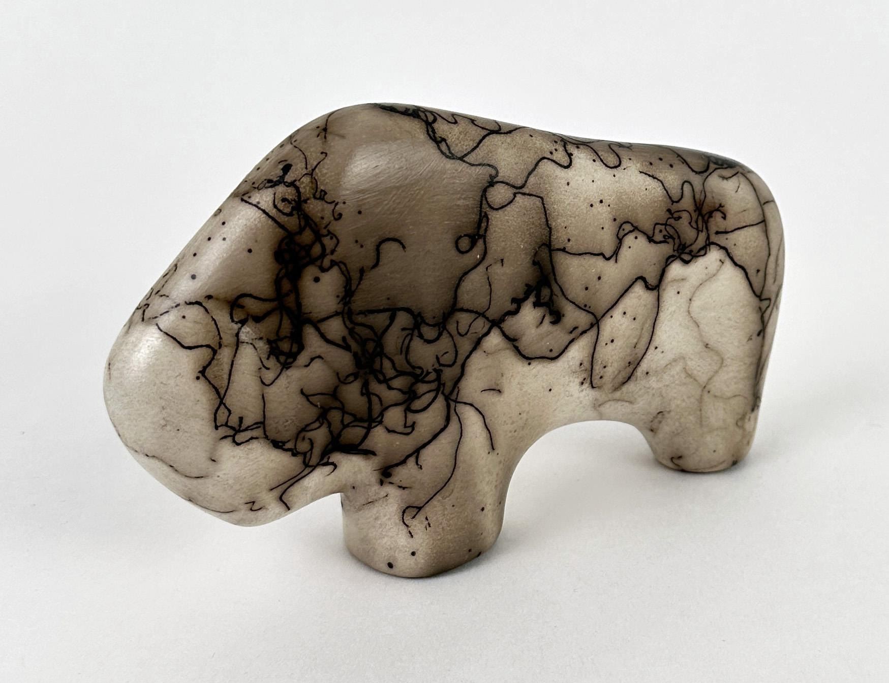 Navajo Horsehair Pottery Buffalo