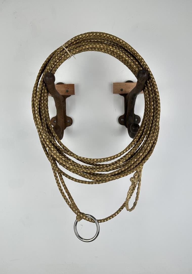 Montana Cowboy Braided Rawhide Leather Riata